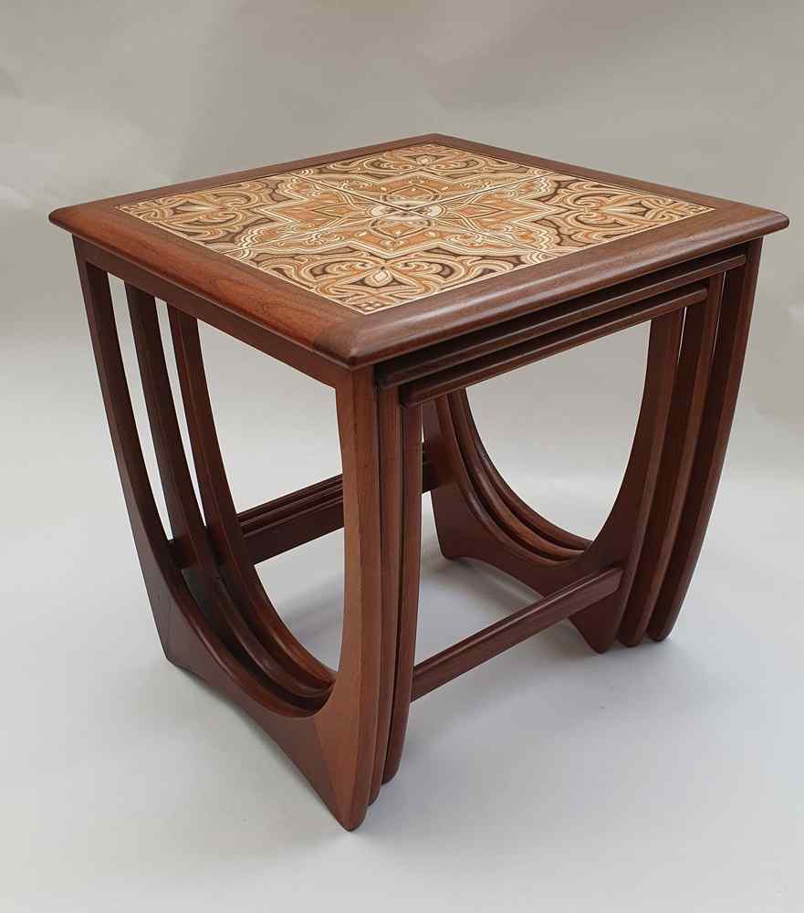 G-Plan Astro Tile Topped Nesting Tables